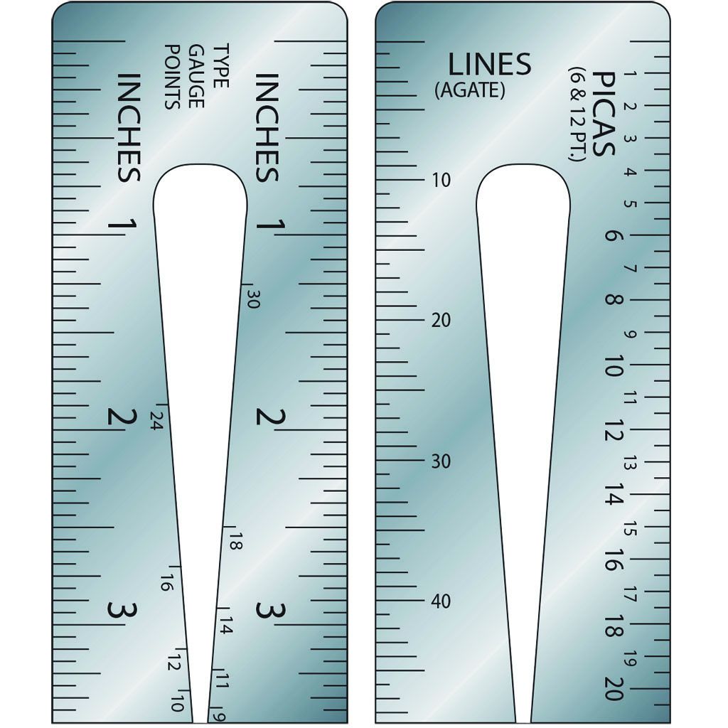 Gaebel Printer Rulers, Printing Ruler - GraphicSupplies101 | Binding101