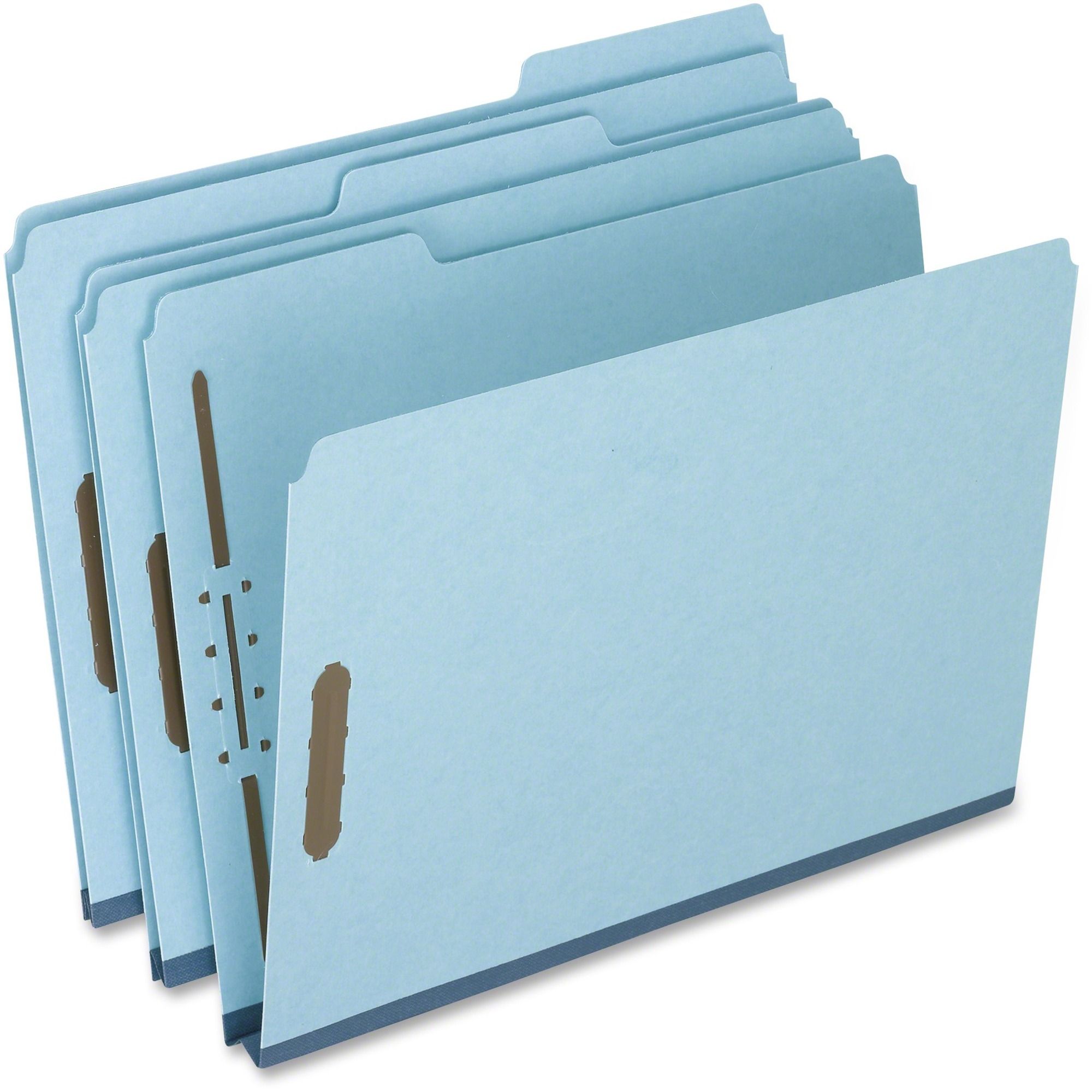 Blue file folders store