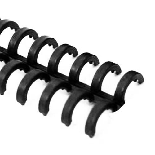 100pk Black GBC Pro-Click Spines - 5/16, 1/2, 5/8 Inch | Binding101