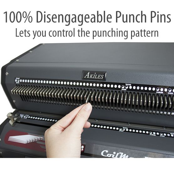 Buy Akiles CoilMac-EX+ Online, Coil Mac EX Plus, Electric Spiral Binding Machine | Binding101