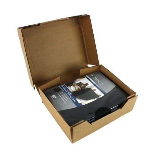 GBC Black Velobind Punched Regency Covers 50pk - 9742230 | Binding101