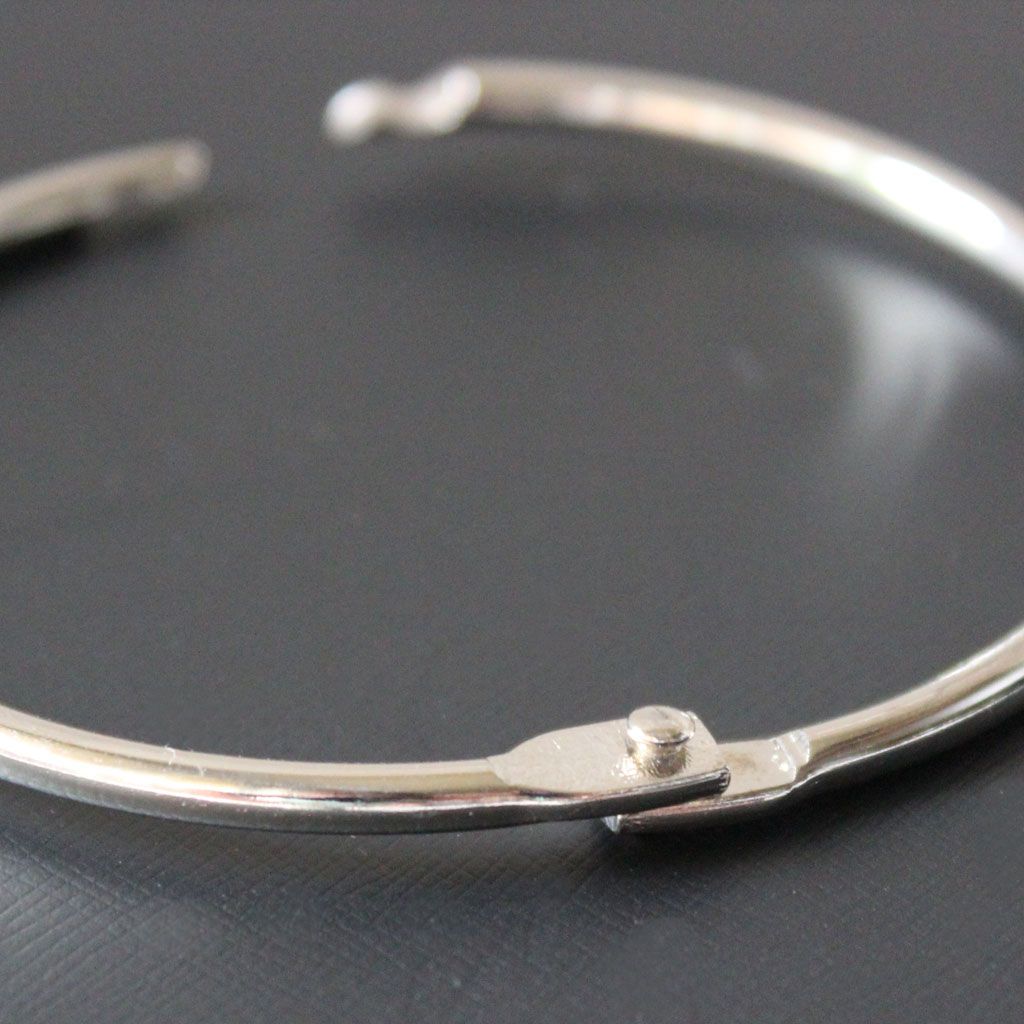 Buy Silver Metal Loose Leaf Binding Rings + Book Rings Online | Binding ...