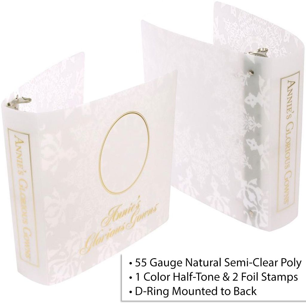 Custom Poly / Plastic Ring Binders | Binding101