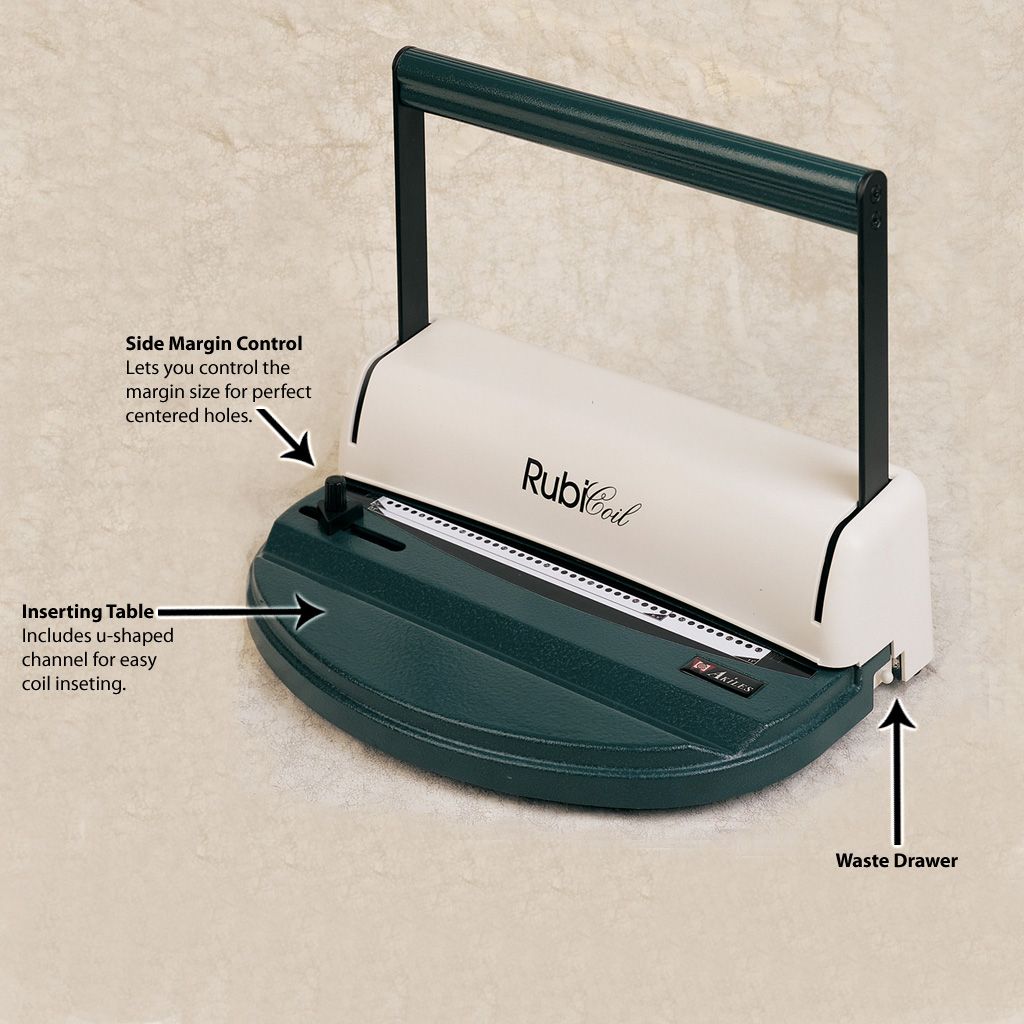 Buy Akiles RubiCoil Spiral Binding Machine Online | Binding101
