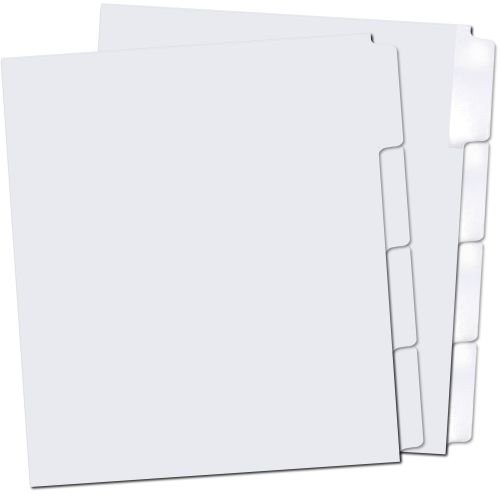1/4 Cut Straight Collated Copier Tabs - Mylar or Plain, With or Without ...