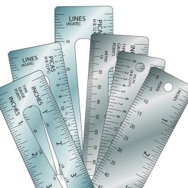 Gaebel Printer Rulers, Printing Ruler - GraphicSupplies101 | Binding101