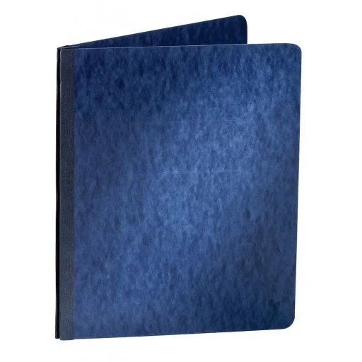 Oxford 3" Dark Blue 11"x8.5" Pressboard Side Hinge Report Cover ...