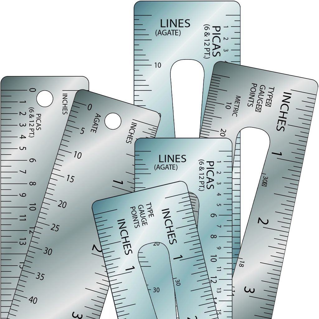 Gaebel Printer Rulers, Printing Ruler - GraphicSupplies101 | Binding101