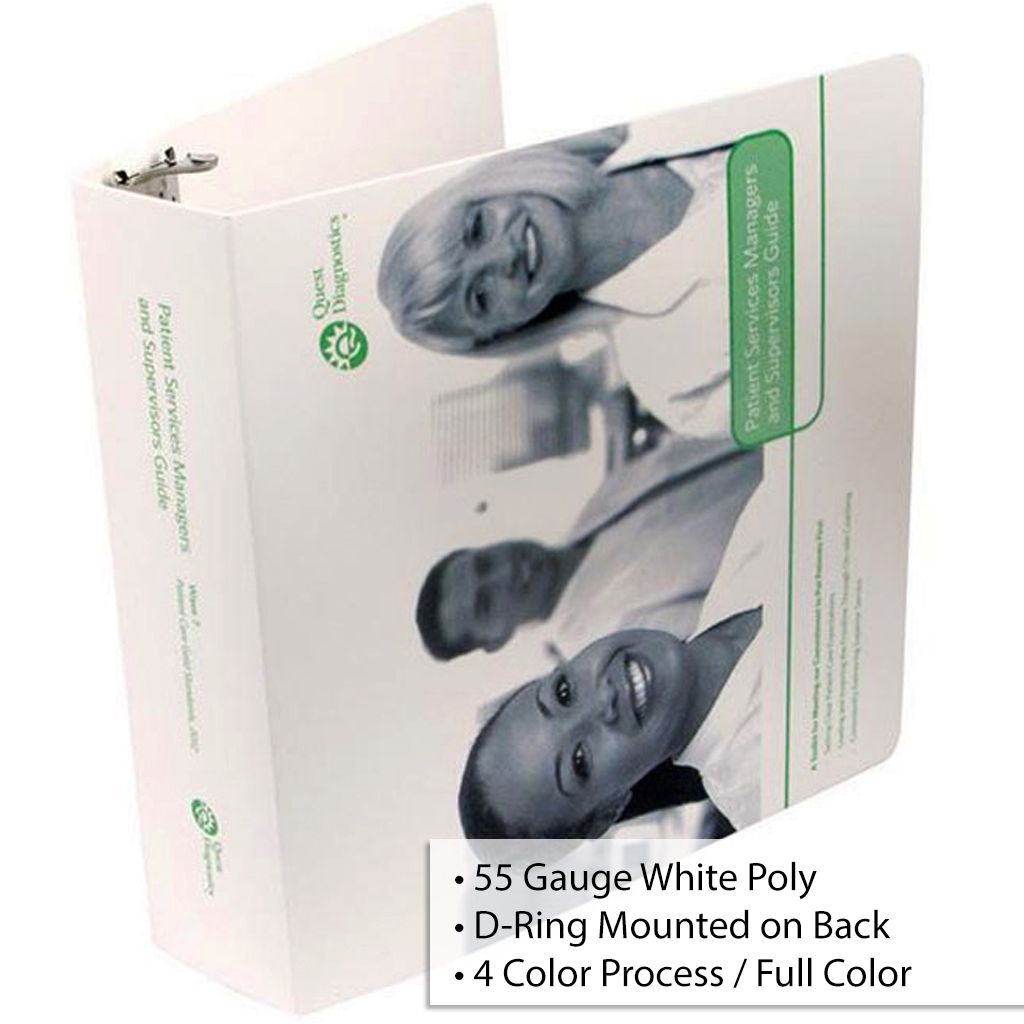 Custom Poly / Plastic Ring Binders | Binding101