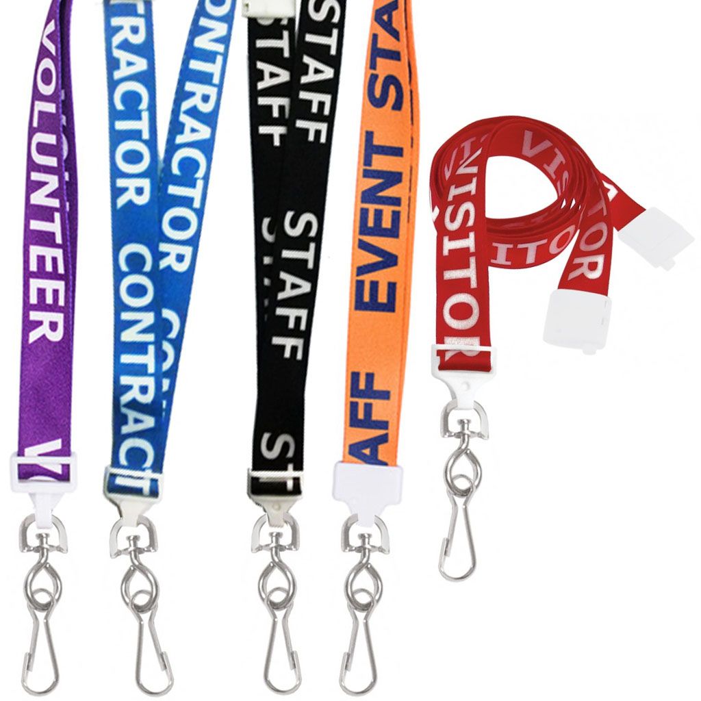 Buy Safety + Printed Identification Neck Lanyards Online | Binding101