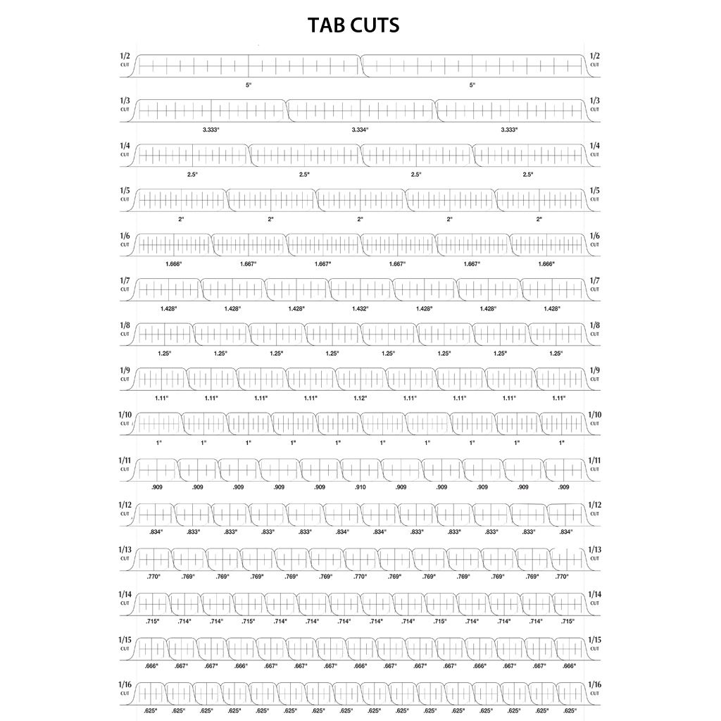 Buy Custom Index Tab Dividers + Custom Printed Tabs Online | Binding101