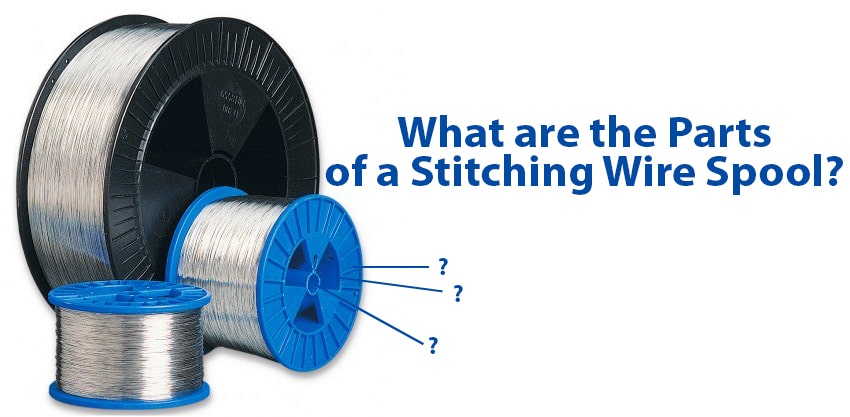What are the Parts of a Stitching Wire Spool? | Binding101